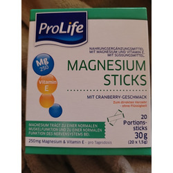 prolife Magnesium sticks Inhaltsstoffe & Erfahrungen